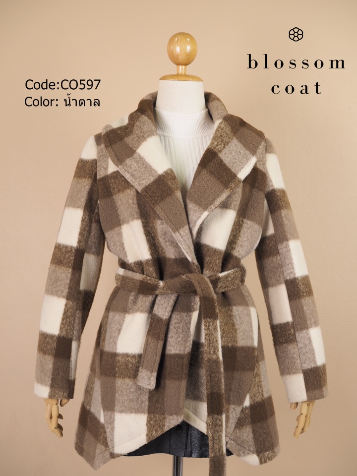 CO597 Scott Coat Cute Colo สีน้ำตาล - Blossom Coat